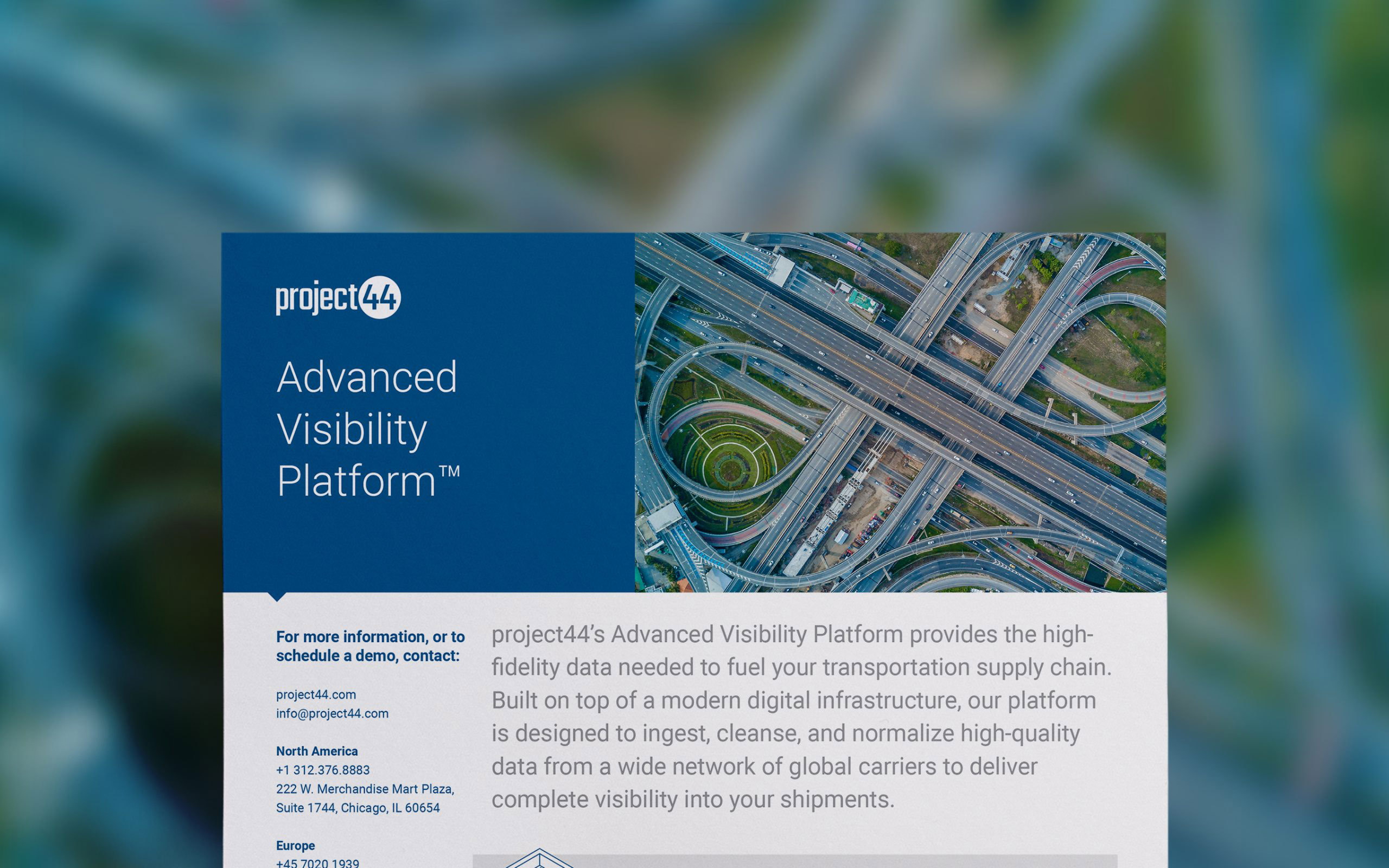 project44 Advanced Visibility Platform™ | project44