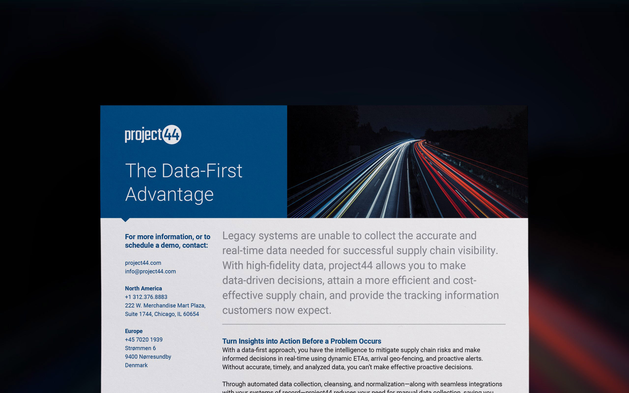 The Data-First Advantage | project44