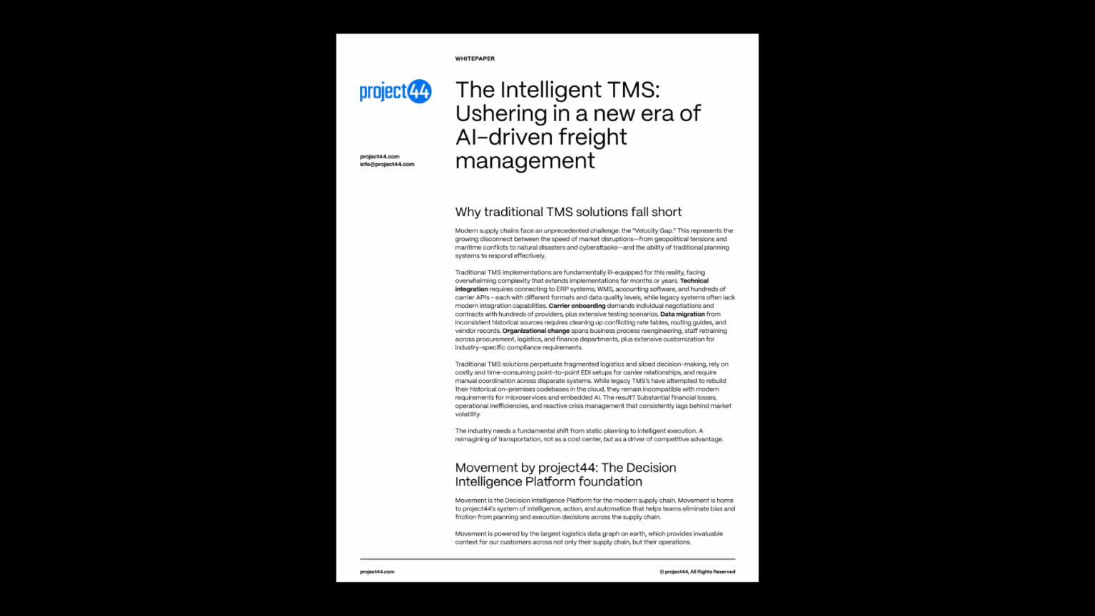 What is a transportation management system (tms)? | project44